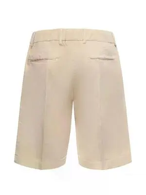 BE ABLE Pleated Detail Shorts - Neutrals