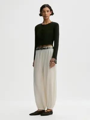 BY MALENE BIRGER Shelly Embellished Cardigan - Black