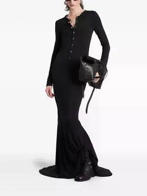 ANGELICA MONTINI Ludovica Button-up Maxi Dress