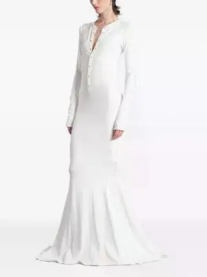ANGELICA MONTINI Ludovica Button-up Maxi Dress