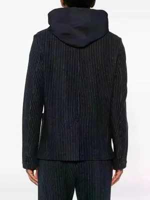 Mackage Pinstriped Hooded Blazer