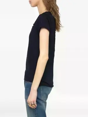 Zadig&Voltaire Skull Motif T-shirt