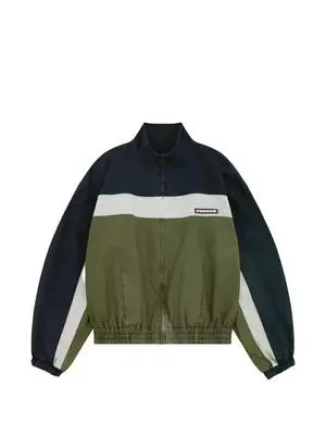 We11Done Panelled Colour-block Jacket - Green