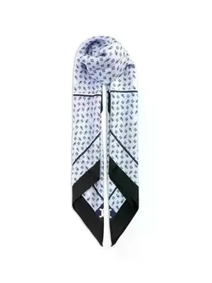 Max Mara Paisley-print Silk Scarf - Blue
