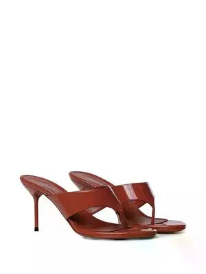 Paris Texas Patent Leather Thong Sandals
