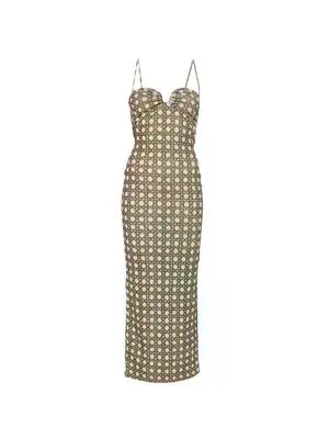 Nanushka Draped Maxi Dress - Neutrals