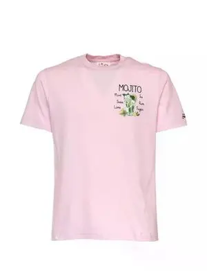 MC2 SAINT BARTH Portofino Graphic-print T-shirt - Pink