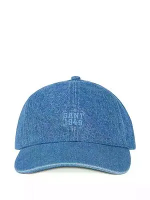 Gant Logo Embroidered Denim Cap