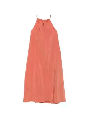 Emporio Armani Crinkled Halterneck Beach Dress