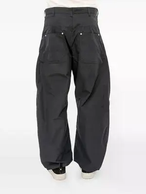 Comme Des Garçons Rivet Embellished Wide-leg Trousers