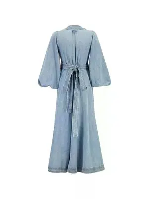 Zimmermann Indra Wrap Midi Dress