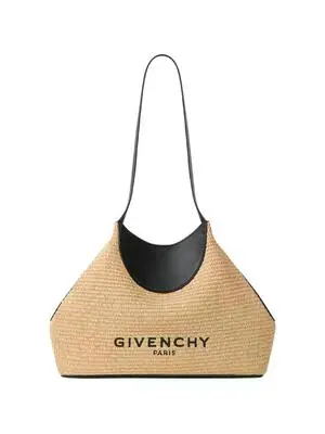 Givenchy Small Logo-print Woven Shoulder Bag