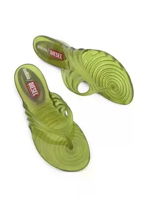 Melissa X Diesel Quantum Ribbed Flip-flops
