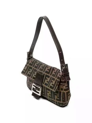 Fendi Zucca Baguette Shoulder Bag