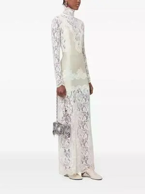 Rabanne Lace-panelled Maxi Dress