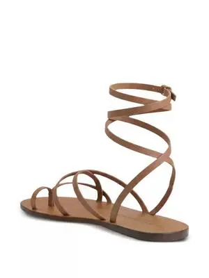 Manebí X Alex Rivière Studio Valentina Leather Flat Sandals