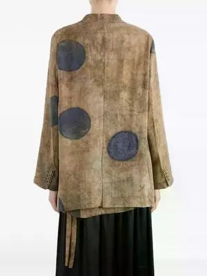 UMA WANG Polka Dot Wrap Jacket