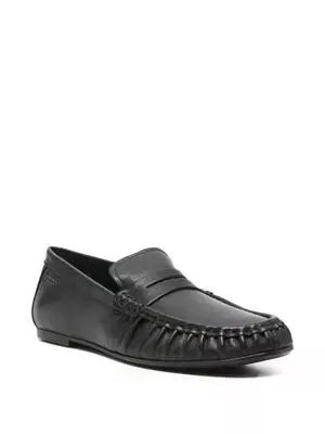 VAGABOND SHOEMAKERS Aleya Ruched Detail Penny Loafers - Black