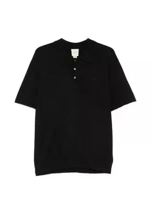Calvin Klein Short-sleeve Logo-embroidered Polo Shirt - Black