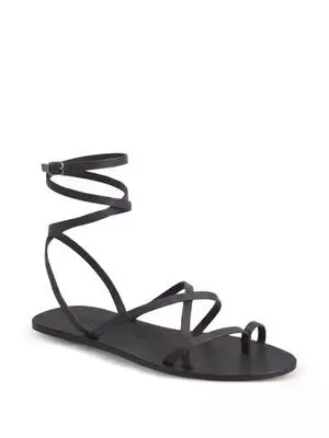 Manebí X Alex Rivière Studio Valentina Ankle-tie Flat Sandals