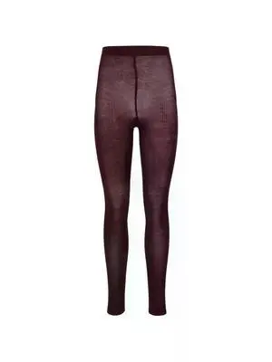 ANTIPAST Ribbed-knit Tights - Red