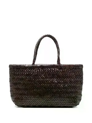 Dragon Diffusion Woven Leather Tote Bag