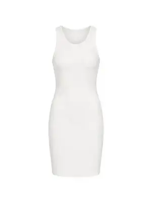 Tibi Bonded Sculpted Dress - White