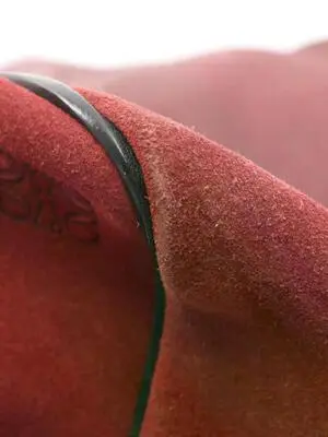 Loewe Anagram Suede Clutch Bag