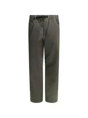 DANTON Belted Contrast-stitch Jeans