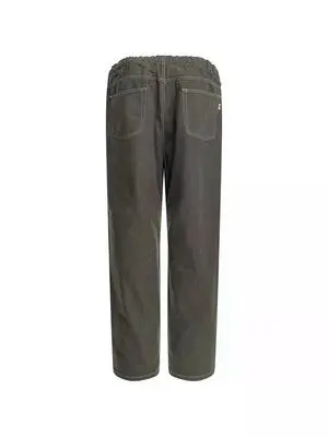 DANTON Belted Contrast-stitch Jeans