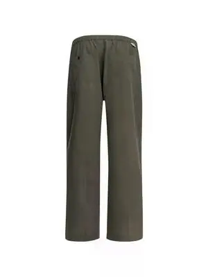 DANTON Pleated Ripstop Trousers - Grey
