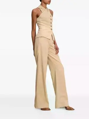 Veronica Beard Asymmetric Halterneck Top