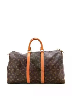 LOUIS VUITTON Keepall 45 Monogram Canvas Satchel