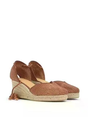 CastaÑer Cora Tie-fastening Wedge Espadrilles