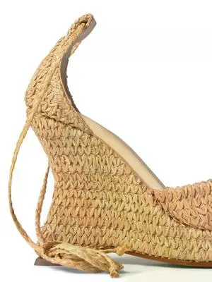 CastaÑer Blanca Braided Raffia Sandals