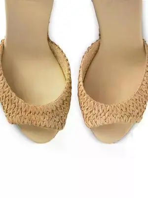 CastaÑer Blanca Braided Raffia Sandals