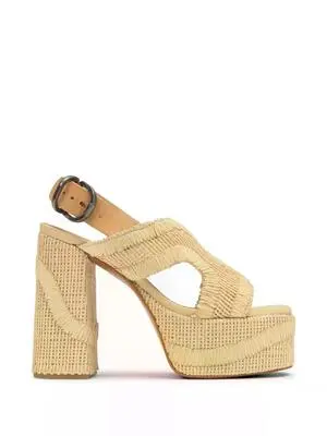 CastaÑer Francina Woven Platform Sandals