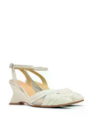 CastaÑer Geometric Wedge Espadrilles
