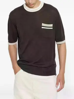 PAOLO PECORA Short-sleeve Crew Neck Sweater