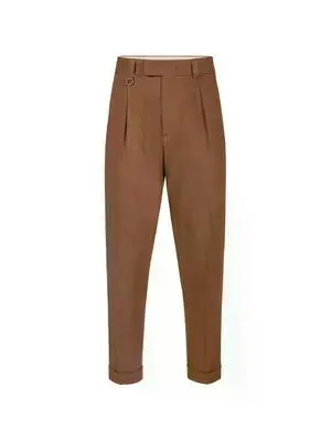 PAOLO PECORA Hazelnut Tailored Trousers