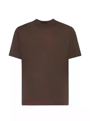 GIULIANO GALIANO Crew-neck Short-sleeve T-shirt - Brown