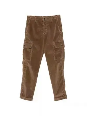 Incotex Corduroy Cargo Trousers - Brown