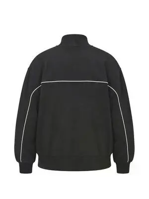 Lacoste Logo Embroidered Zip-fastening Sweatshirt