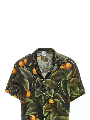 ENDLESS JOY Snaker Printed Silk Shirt