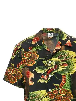 ENDLESS JOY Monkey Dragon Printed Shirt