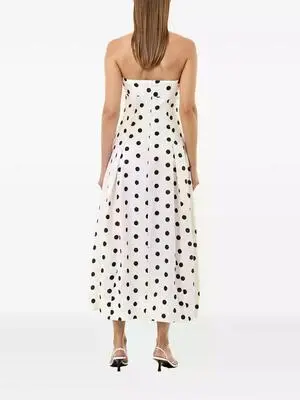NICHOLAS Seraphina Polka-dot Midi Dress