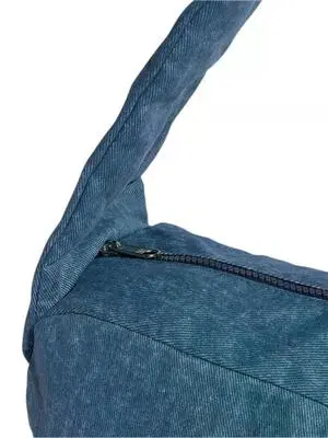 Adidas Washed Effect Logo-print Shoulder Bag