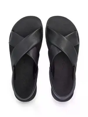 GROUNDIES Crossover Strap Slingback Sandals