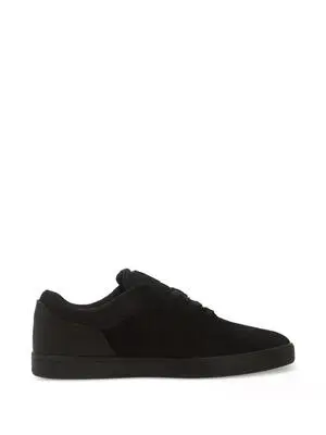 DC SHOES Logo Patch Lace-up Sneakers - Black