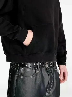 Guess Logo Embroidered Hoodie